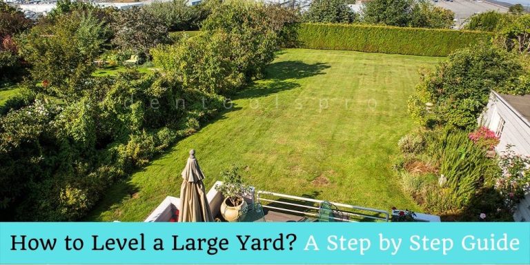 How to Level a Large Yard | Complete Step by Step Guide & Tips